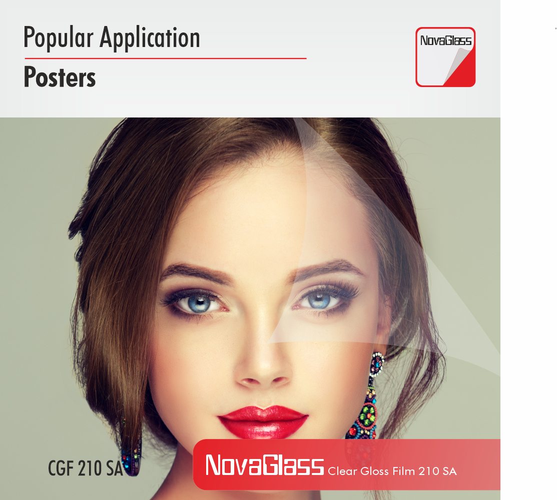 Technova Imaging Systems Novaglass Clear Gloss Film 210 Sa Cgf 210 Sa